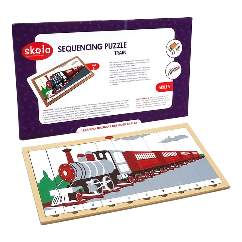 Buy Sequencing Puzzle Train on Snooplay Online India