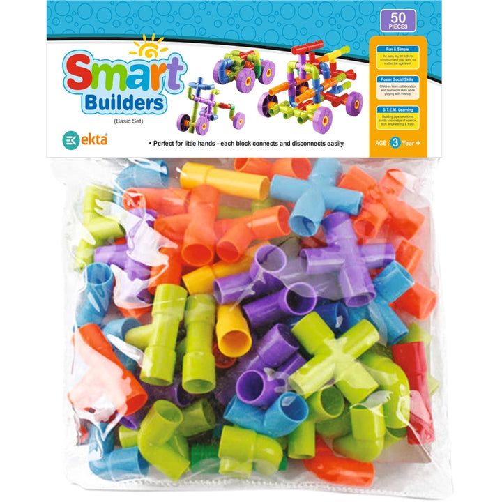 Smart Builders (Basic Set) 50 pcs – Snooplay
