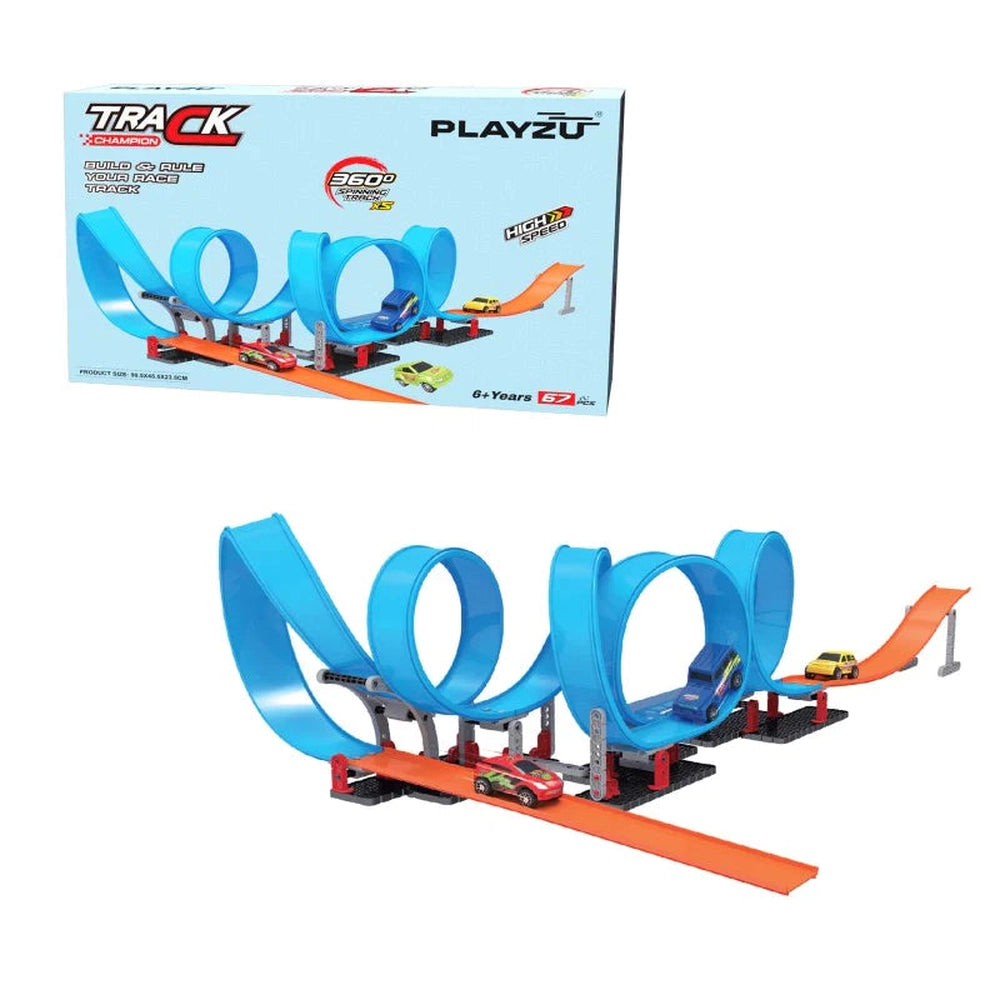 Buy Pull Back Track Set - 5 (67pcs) on Snooplay Online India